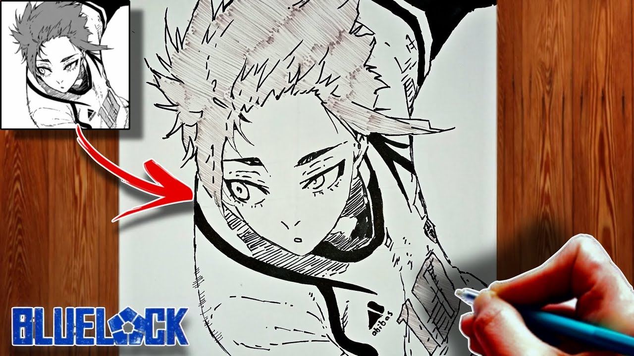 Manga Drawing Sae Itoshi | Blue Lock | ブルーロック | Speed Drawing - YouTube