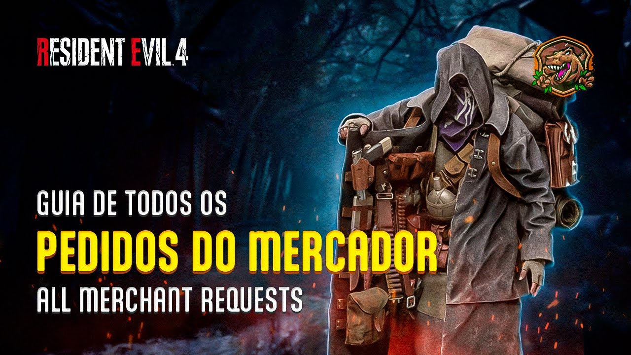 Todos os Pedidos do Mercador - Resident Evil 4 Remake - YouTube