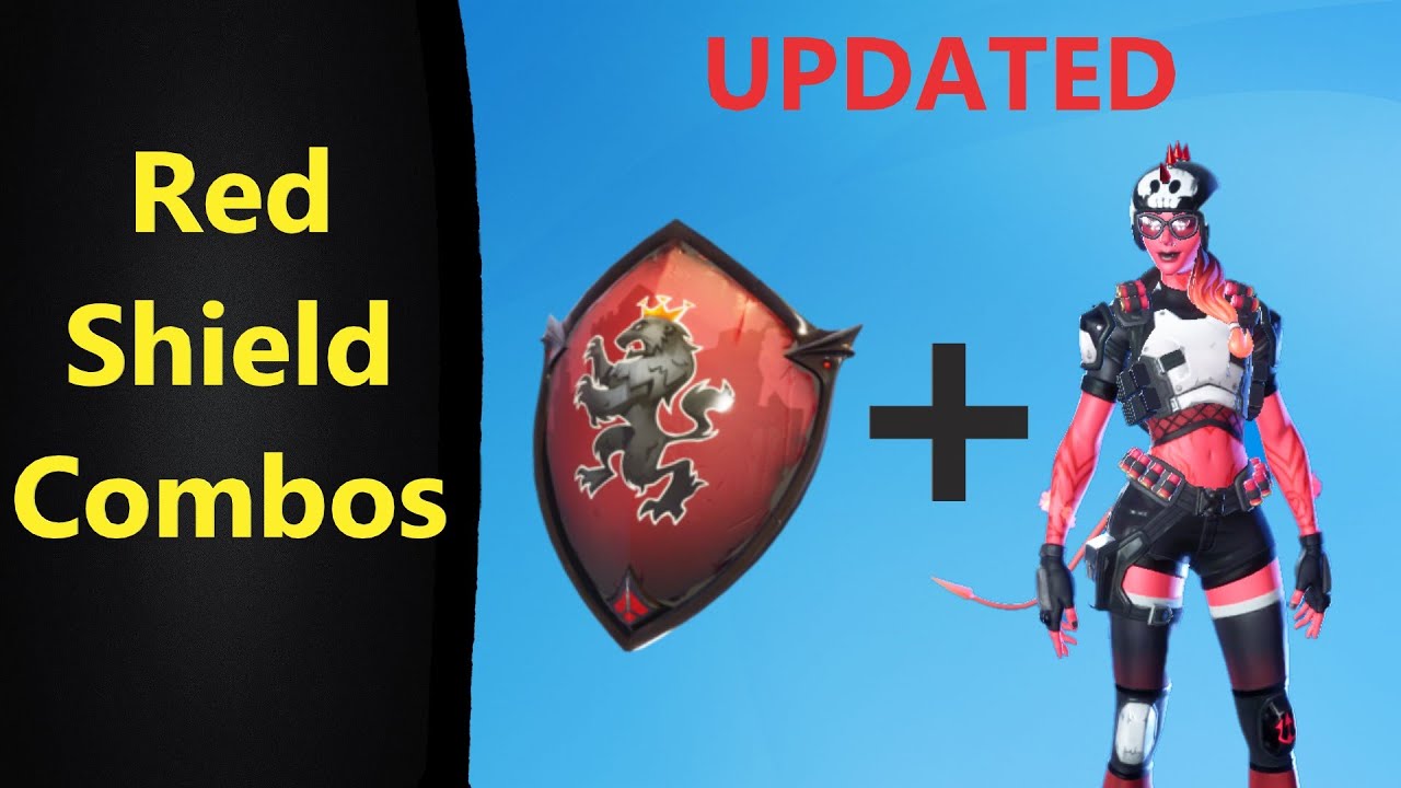 *UPDATED* Red Shield Backbling Combos in Fortnite - YouTube