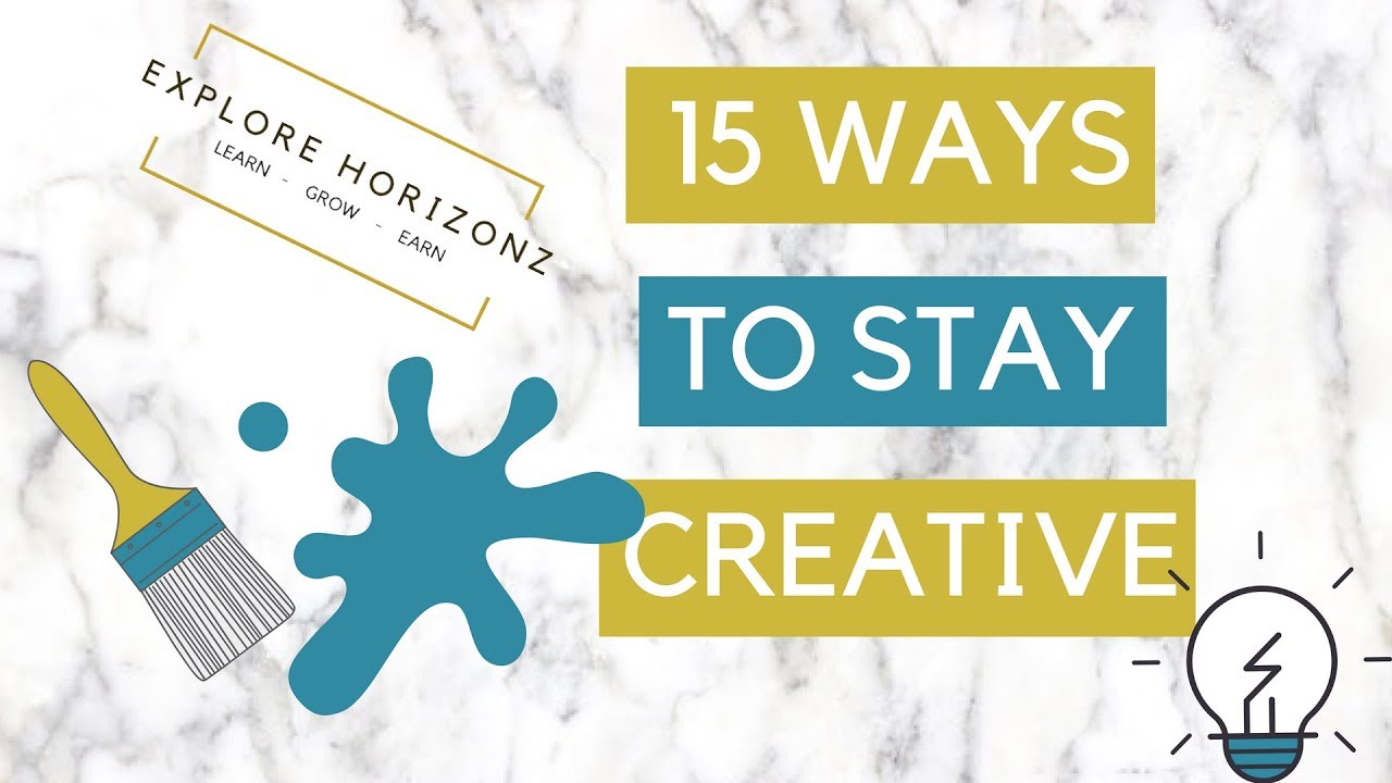 How to Stay Creative and Get More Ideas | Create Better Content - YouTube