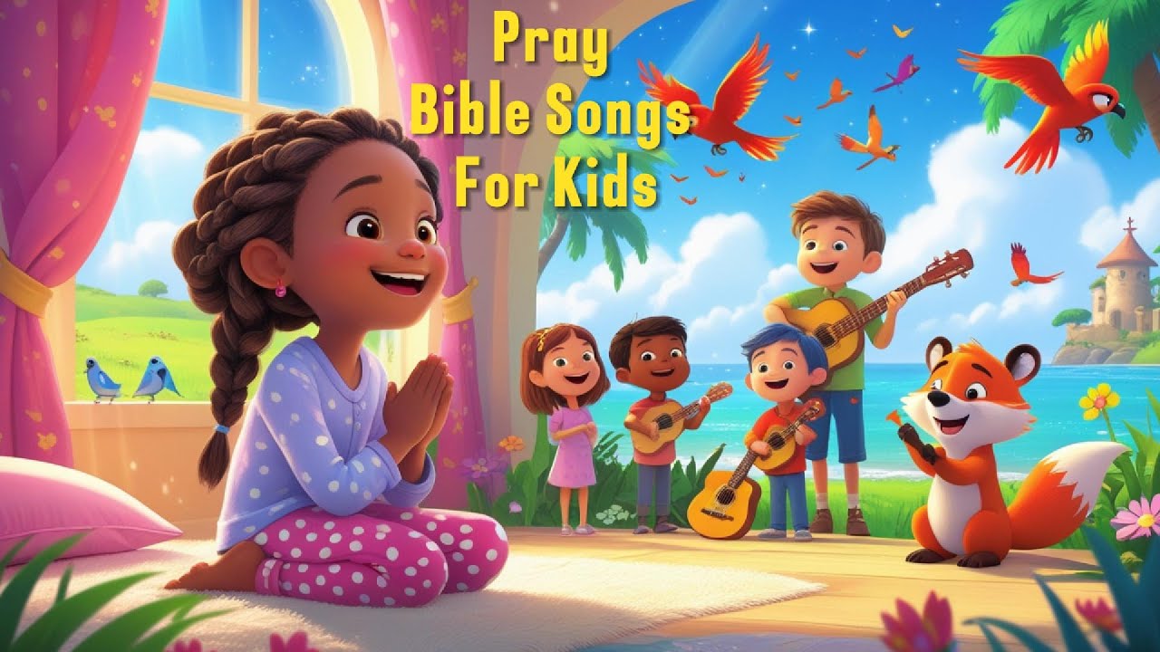 Bible Songs For Kids 🙏 Let's Pray! Kids Prayer & Worship - YouTube