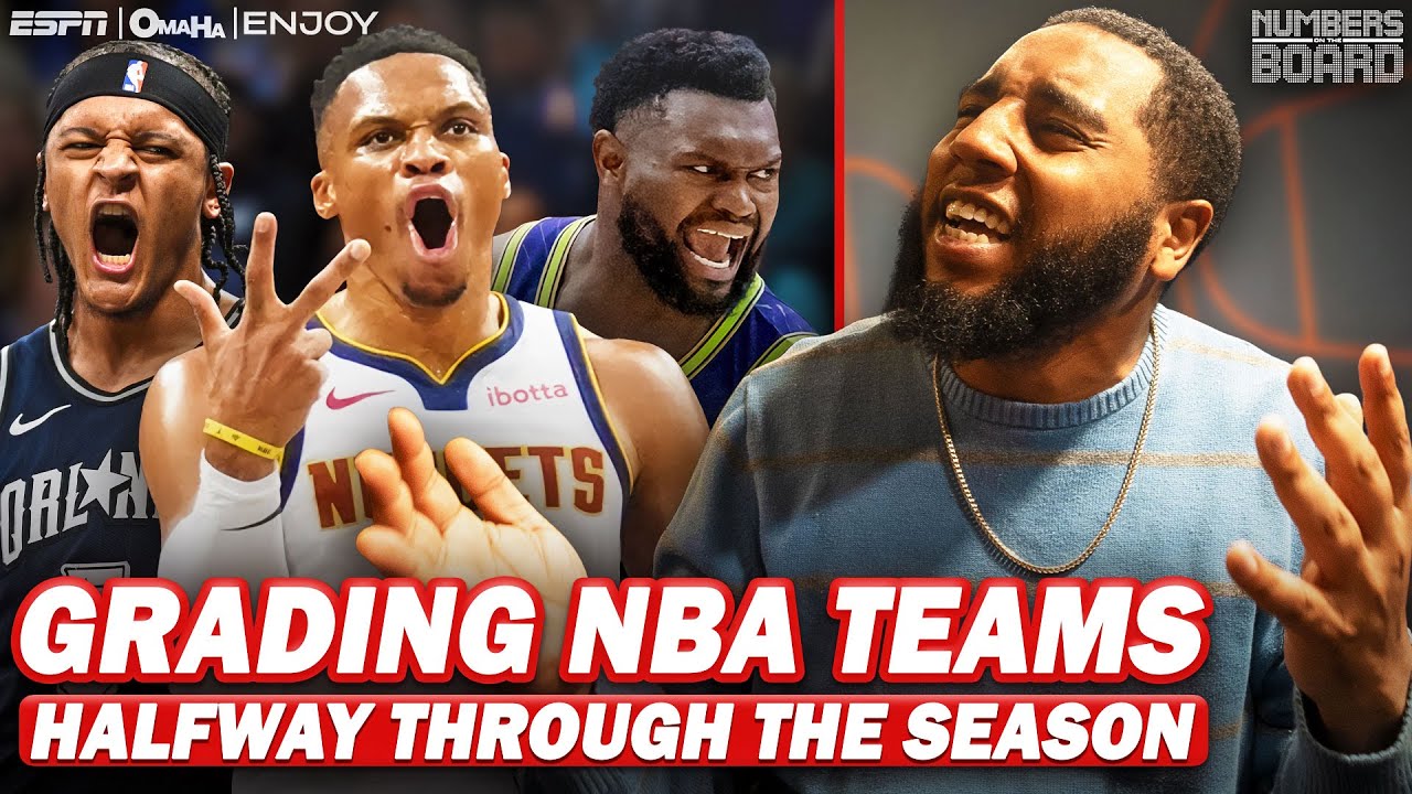 Grading Every NBA Teams Halfway Through The Season | Numbers On The ...