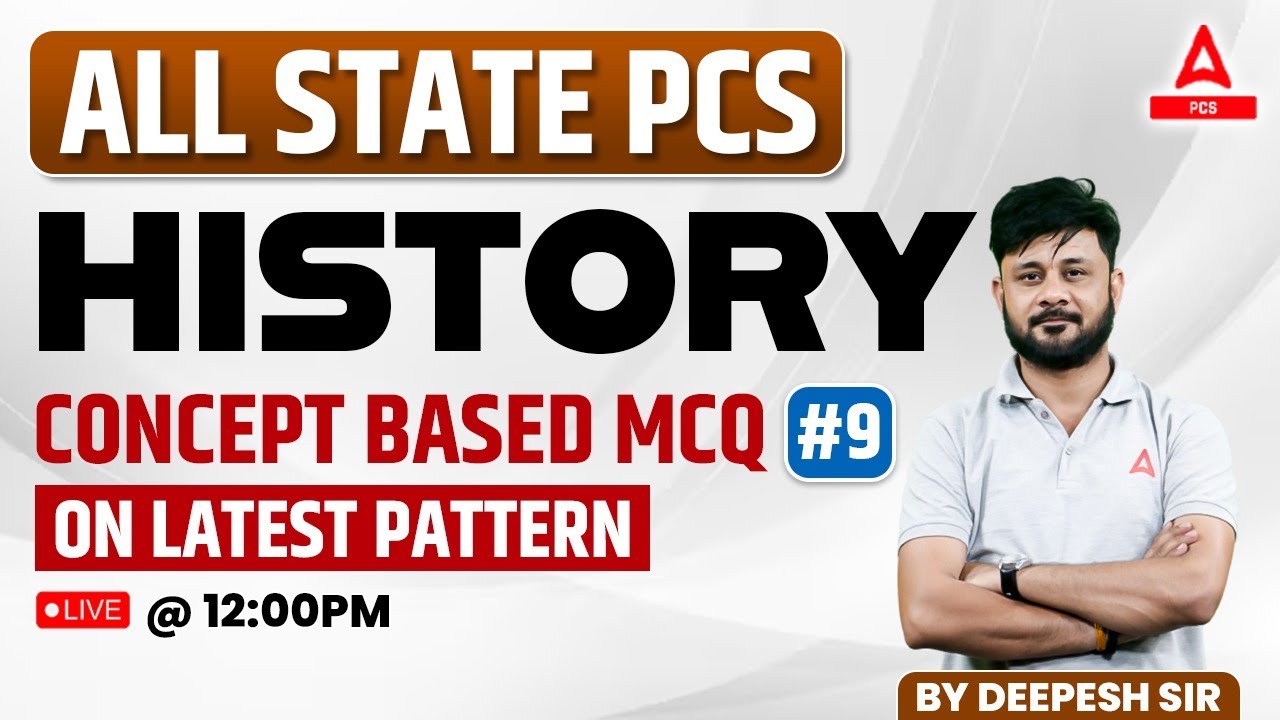 History Classes for State PSC | All State PCS | Previous Year Question ...