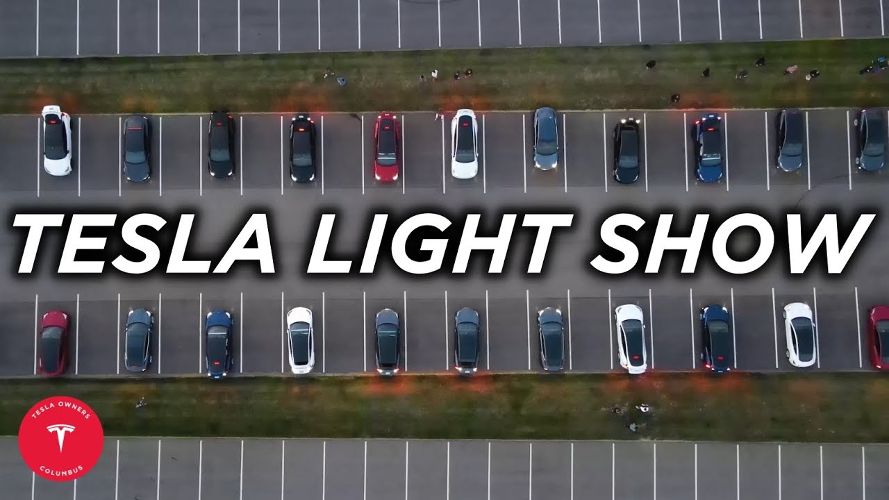 MASSIVE Tesla Light Show - Ohio - Alum Creek State Park - YouTube