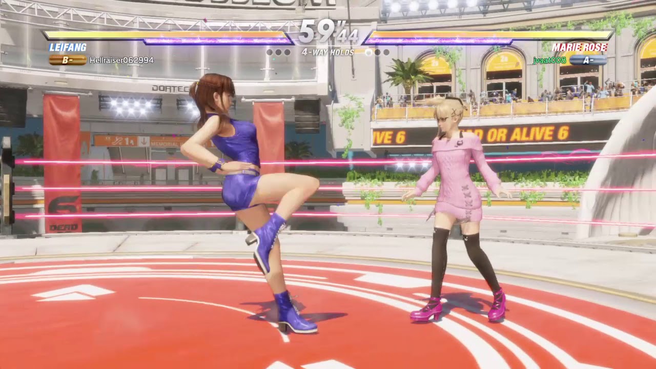 DEAD OR ALIVE 6 Lei Fang vs. Marie Rose - YouTube