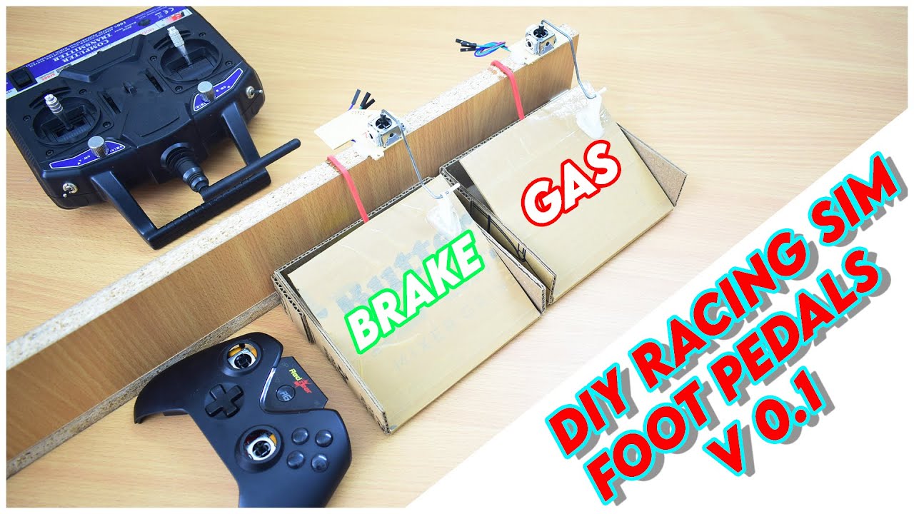 HOMEMADE RACING SIMULATOR | Part 1: The foot pedals - YouTube