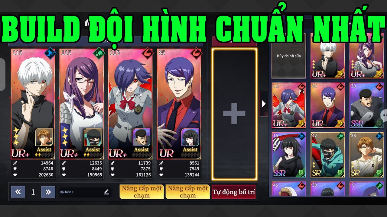 Tokyo Ghoul: Thức Tỉnh Hướng Dẫn Build Đội Hình Chuẩn Mạnh Nhất UP Ken ...