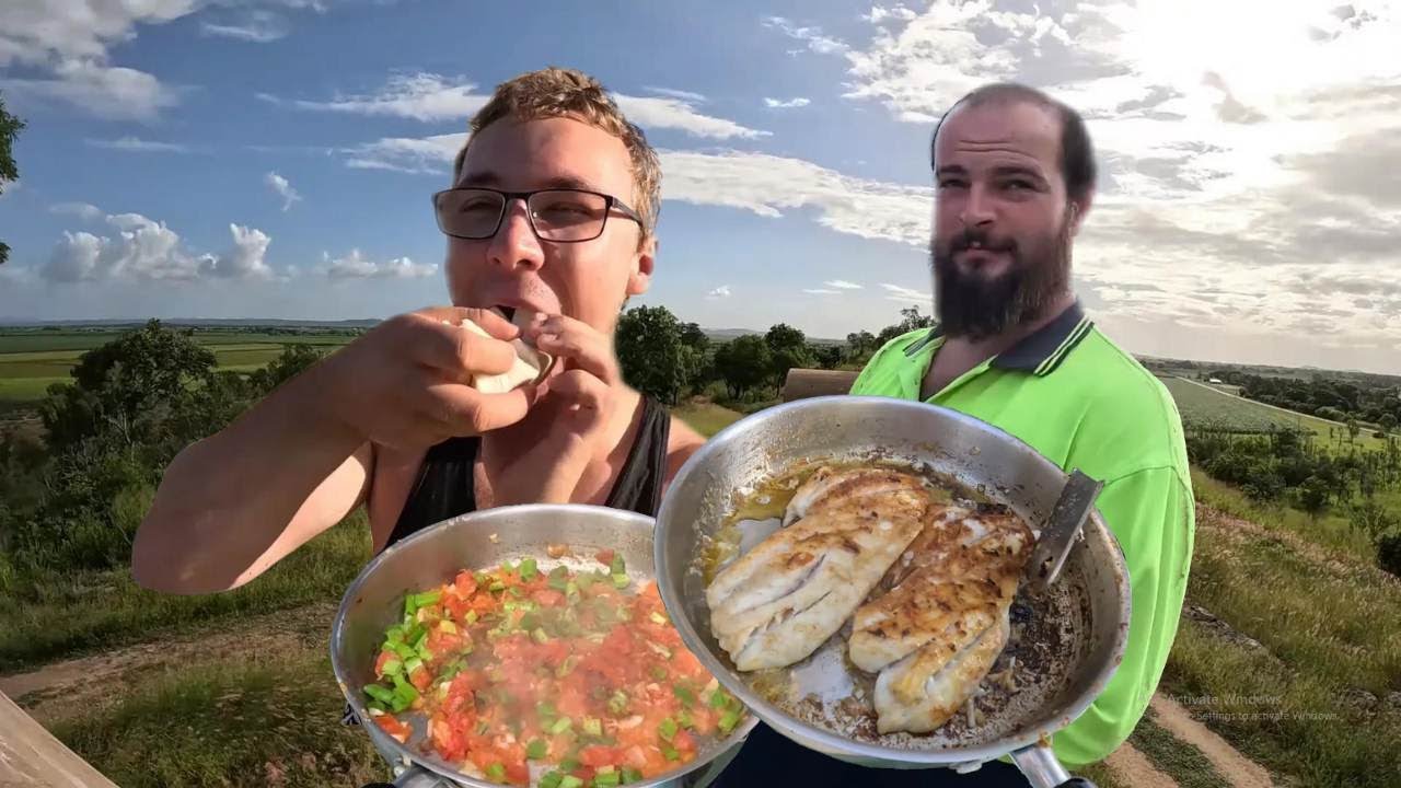 We Catch And Cook The SECOND BEST Eating Fish Tacos - YouTube