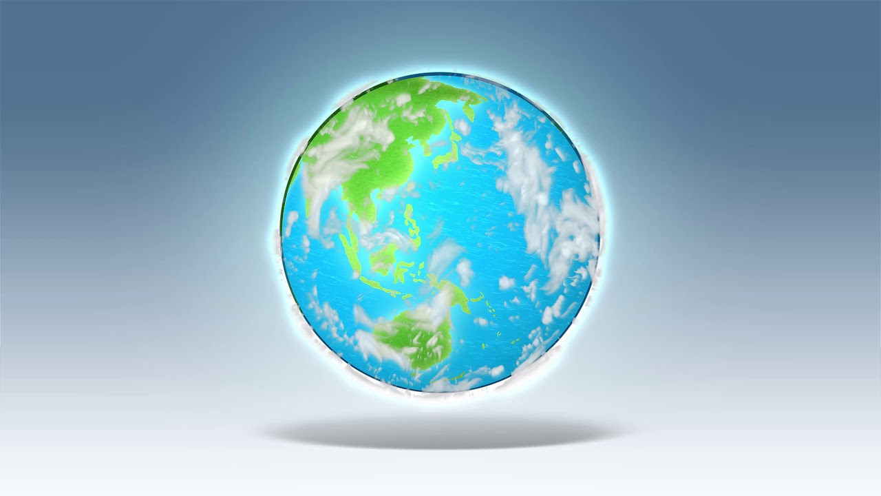 4K 100% Royalty-Free Stock Footage | Earth Globe Revolving Animation ...