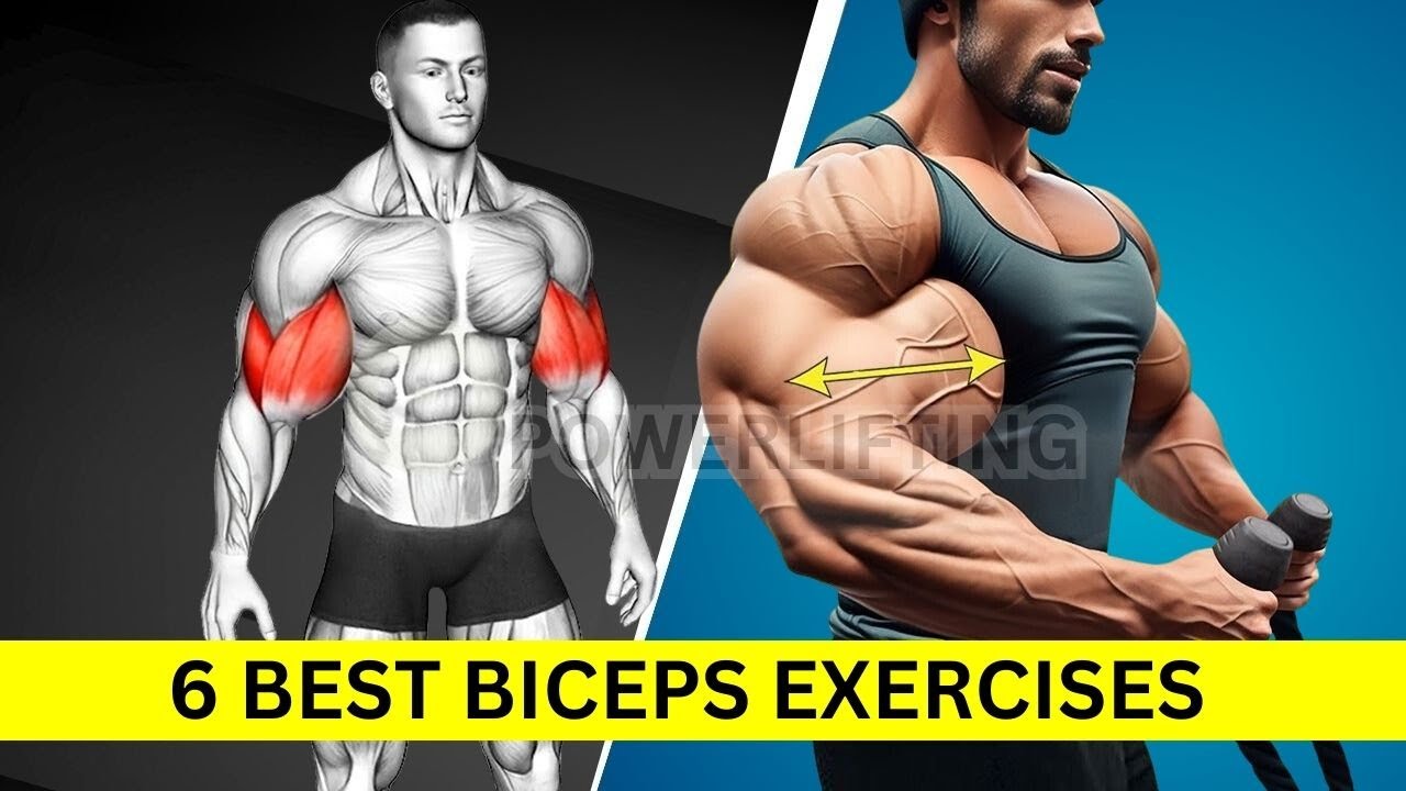 6 Best Exercises to Target Your Biceps - Gym Body Motivation - YouTube