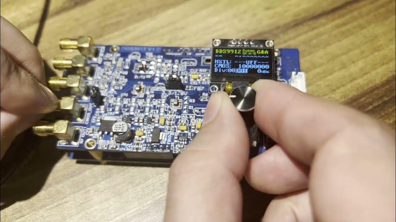 DDS AD9912 Board TCXO for Arduino Mega 1GSPS, SIN, CMOS, HSTL, SWEEP ...