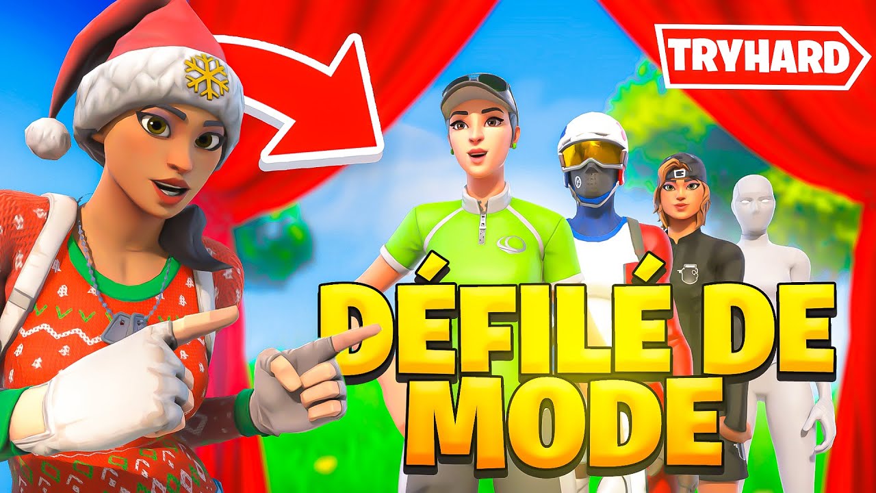 Défilé de mode SPÉCIAL SKIN TRYHARD sur Fortnite avec les ABONNÉS ! - YouTube