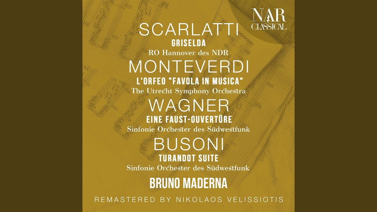 L'Orfeo, SV 318, ICM 69: "Prologo - Toccata" (Remaster) - YouTube