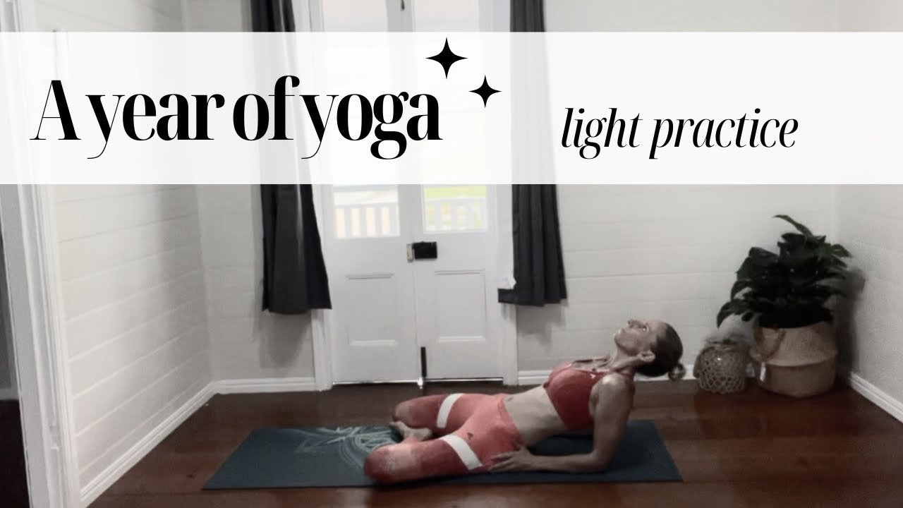A year of yoga (77) - light practice - YouTube