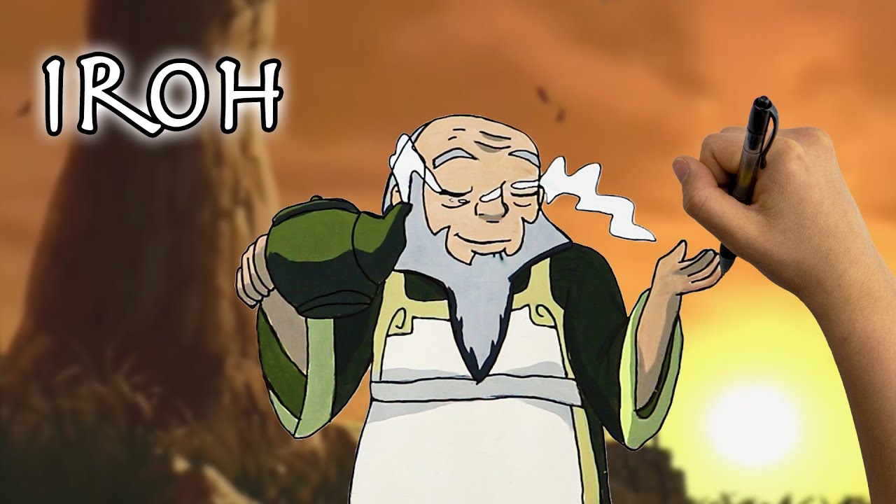 Drawing & Painting Iroh - Timelapse | Avatar The Last Airbender - YouTube