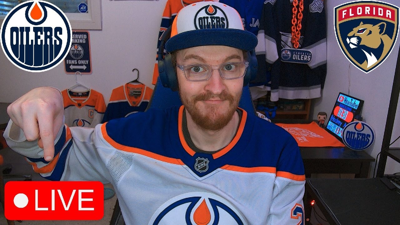 EDMONTON OILERS VS FLORIDA PANTHERS LIVE | FAN REACTION & COMMENTARY ...