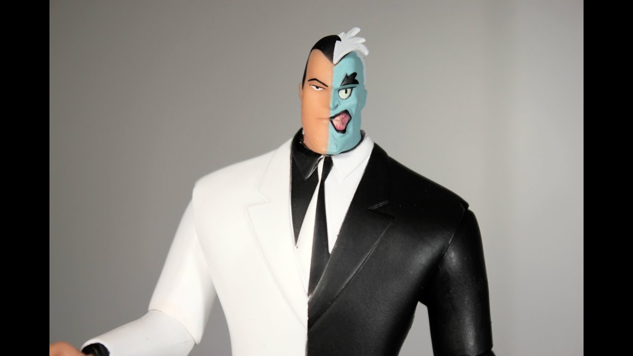 Animated TWO-FACE DC Collectibles figure review - YouTube