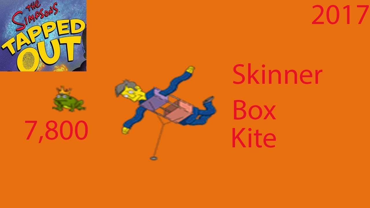 The Simpsons Tapped Out Halloween Event 2017 Personal Prize Skinner Box ...