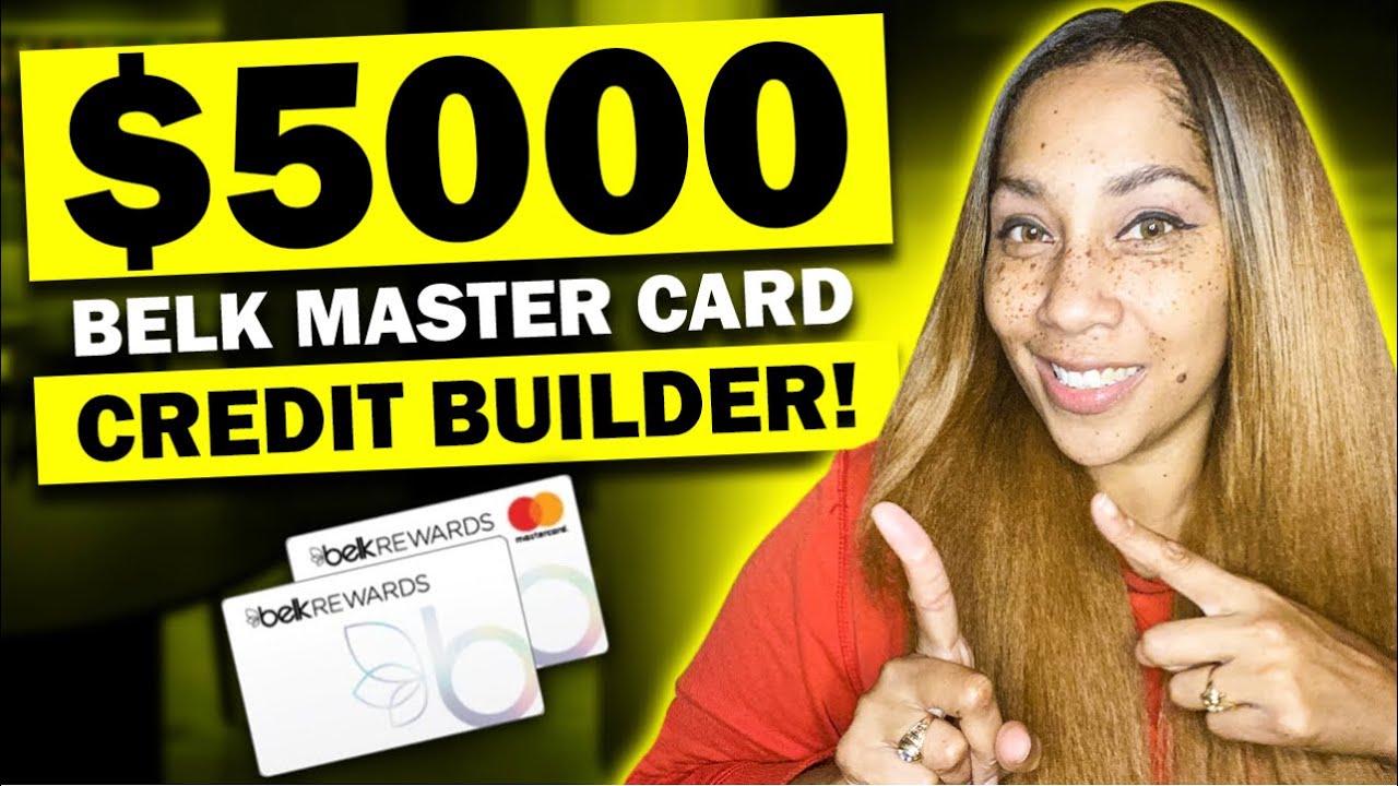 $5000 Belk Master Card With Soft Pull Preapproval !! Credit Builder ...