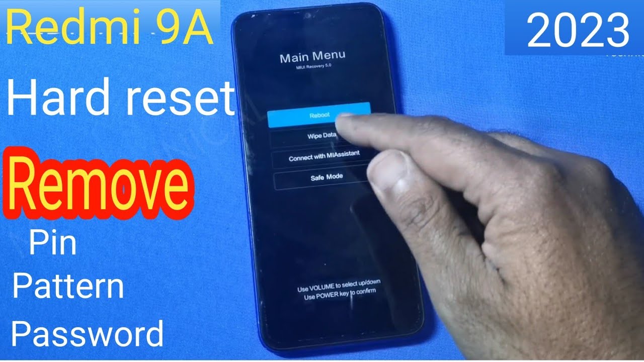 How to Reset Redmi 9A | Xiaomi Redmi 9A Reset screen lock - YouTube