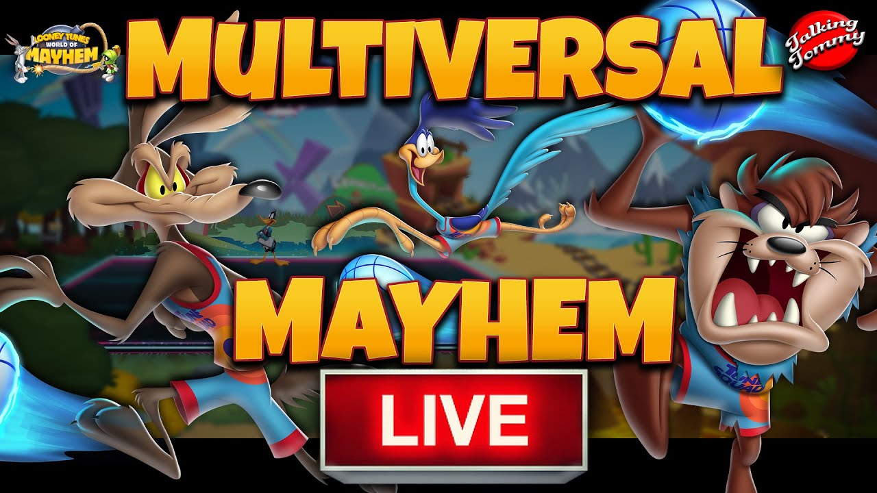 It's MULTIVERSAL MAYHEM Live in Looney Tunes World of Mayhem - YouTube