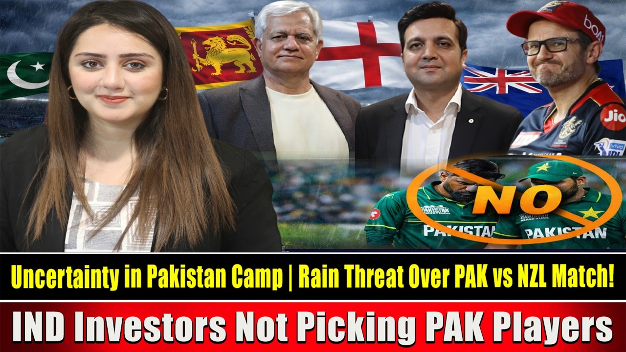 Uncertainty in Pakistan Camp | Rain Threat PAK vs NZL Match ! IND ...