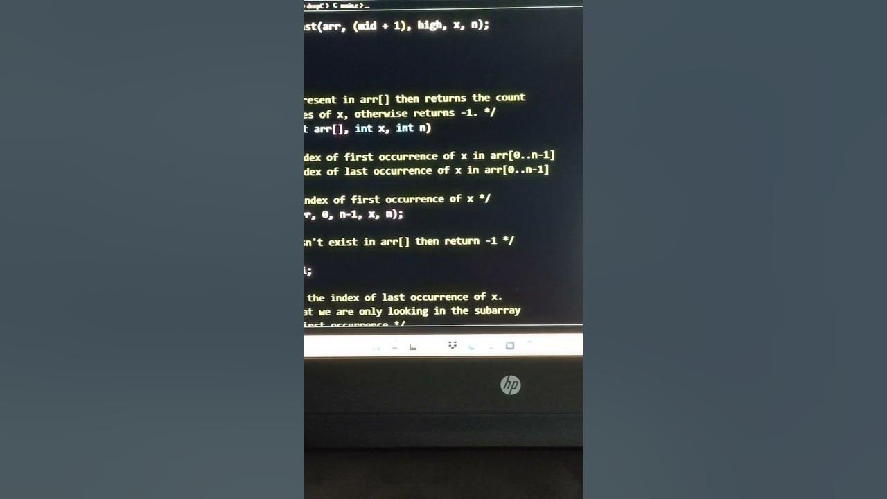Count Number Of Occurrences In A Sorted Array 🧲 Programming 🔥🌦️🔥 Youtube