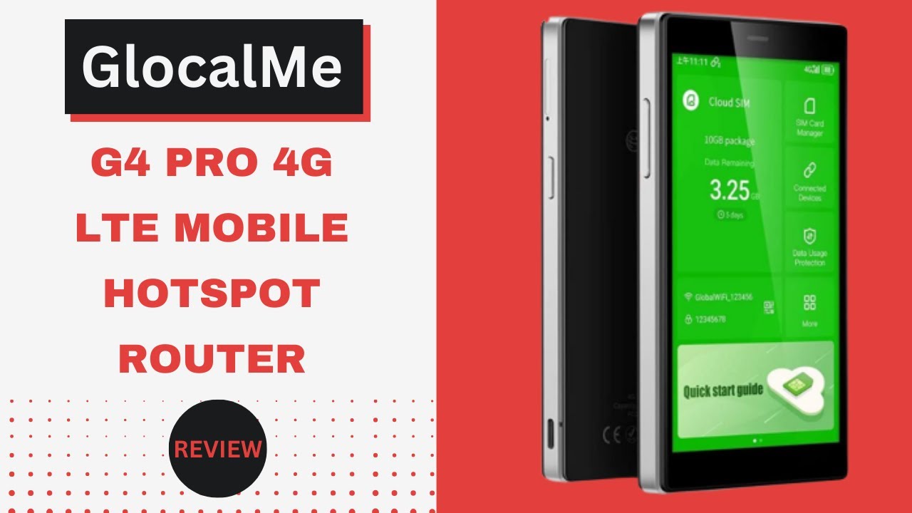 GlocalMe G4 Pro 4G LTE Mobile Hotspot Router: Stay Connected Anywhere ...