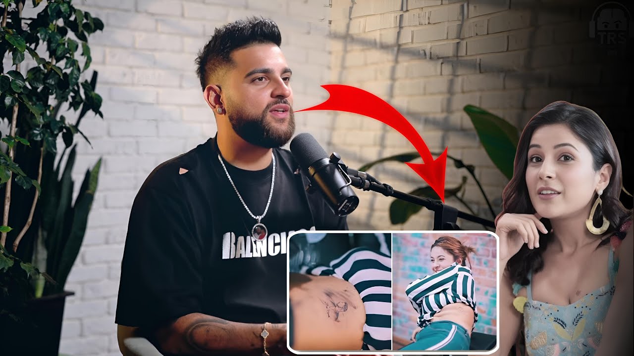 Karan aujla talking about shehnaz gill and tattoo story - YouTube