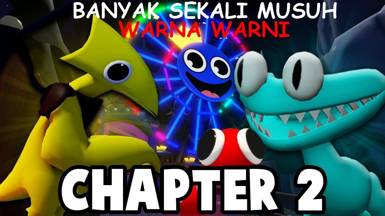 ROBLOX RAINBOW FRIENDS CHAPTER 2 MONSTER WARNA WARNI MULAI MENGEJAR ...