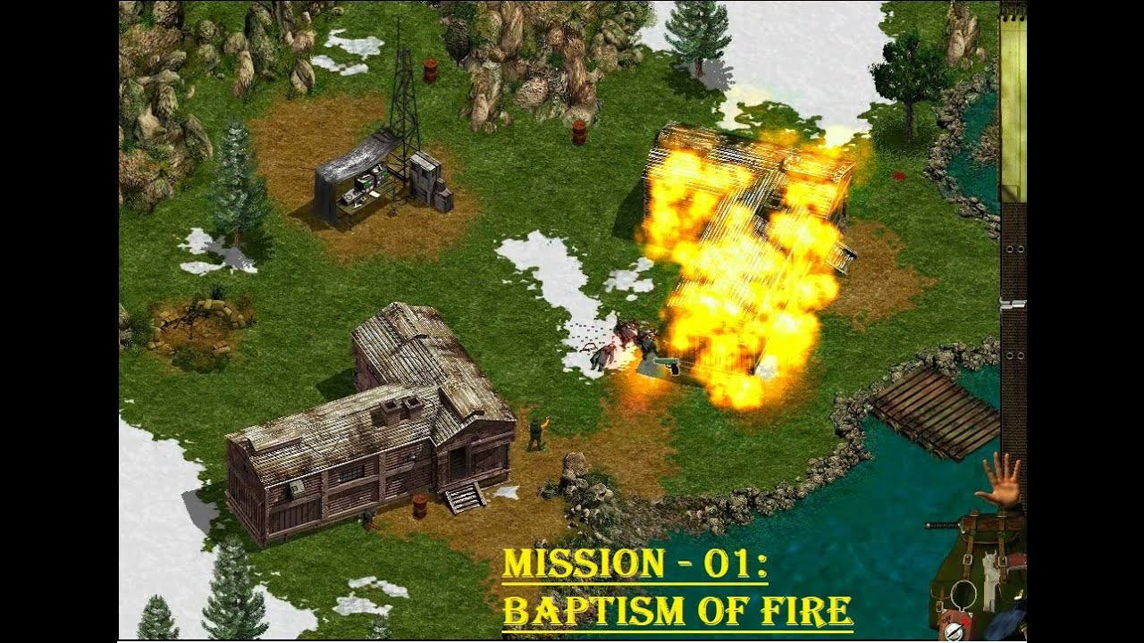 Commandos: BAPTISM OF FIRE - Behind Enemy Lines 1998 - Mission - 01 ...