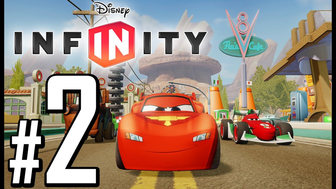 Disney Infinity Cars Hd Walkthrough Lightning Mcqueen Part 2 Youtube