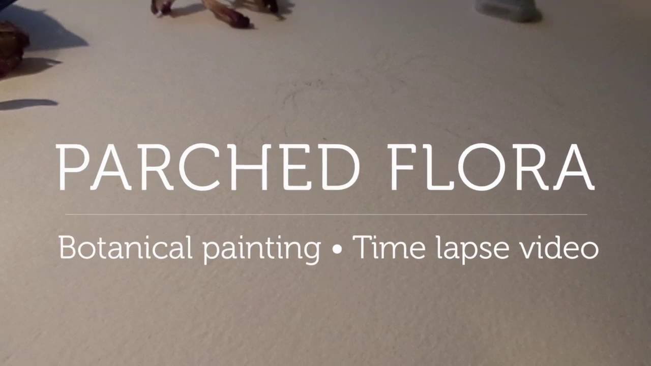 Parched Flora: Botanical Painting Time Lapse - YouTube