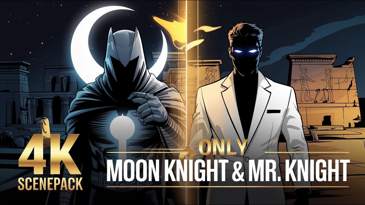 🌙 Moon Knight Scenepack (4K) | 🎭 ONLY Moon Knight & Mr. Knight Scenes ...