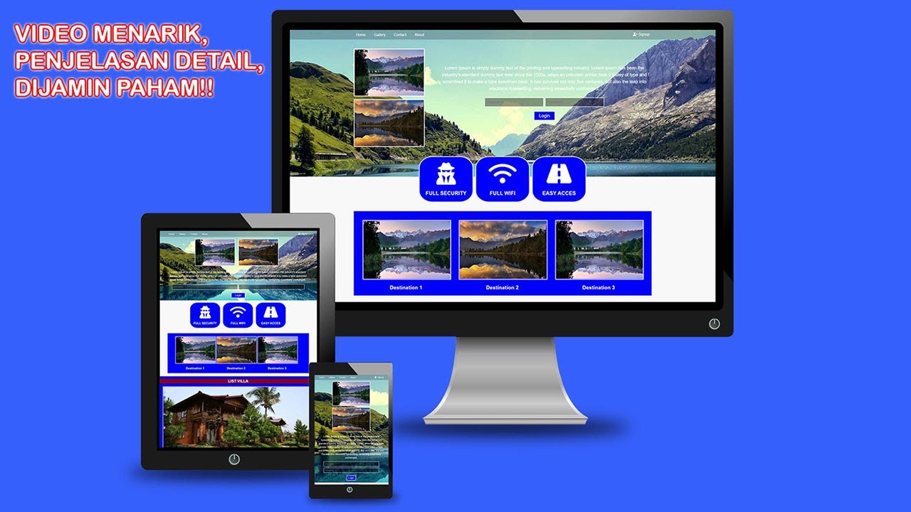 Tutorial Cara Membuat Website Responsive Dari Awal Dengan HTML dan CSS ...