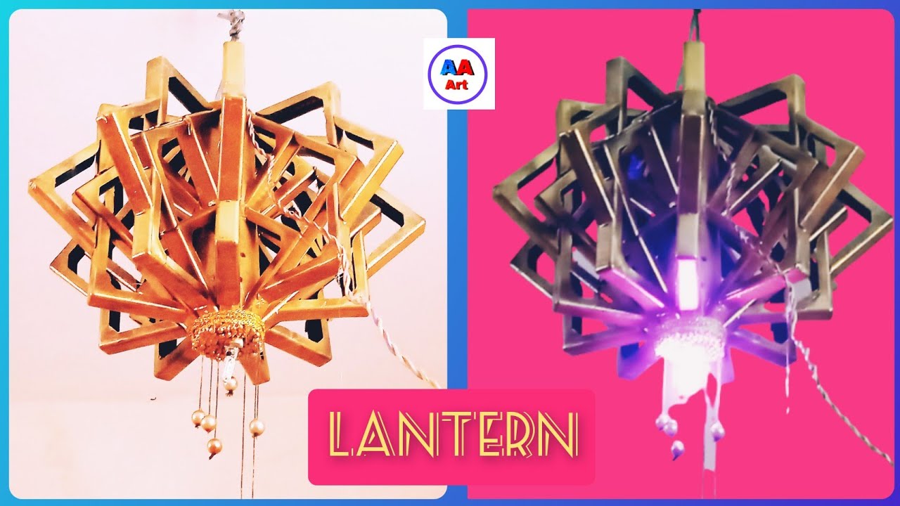 How to make Lantern / Chandelier / DIY Crafts / Best out of waste ...