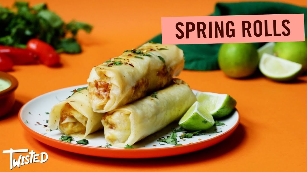 How To Make Spring Rolls At Home - YouTube
