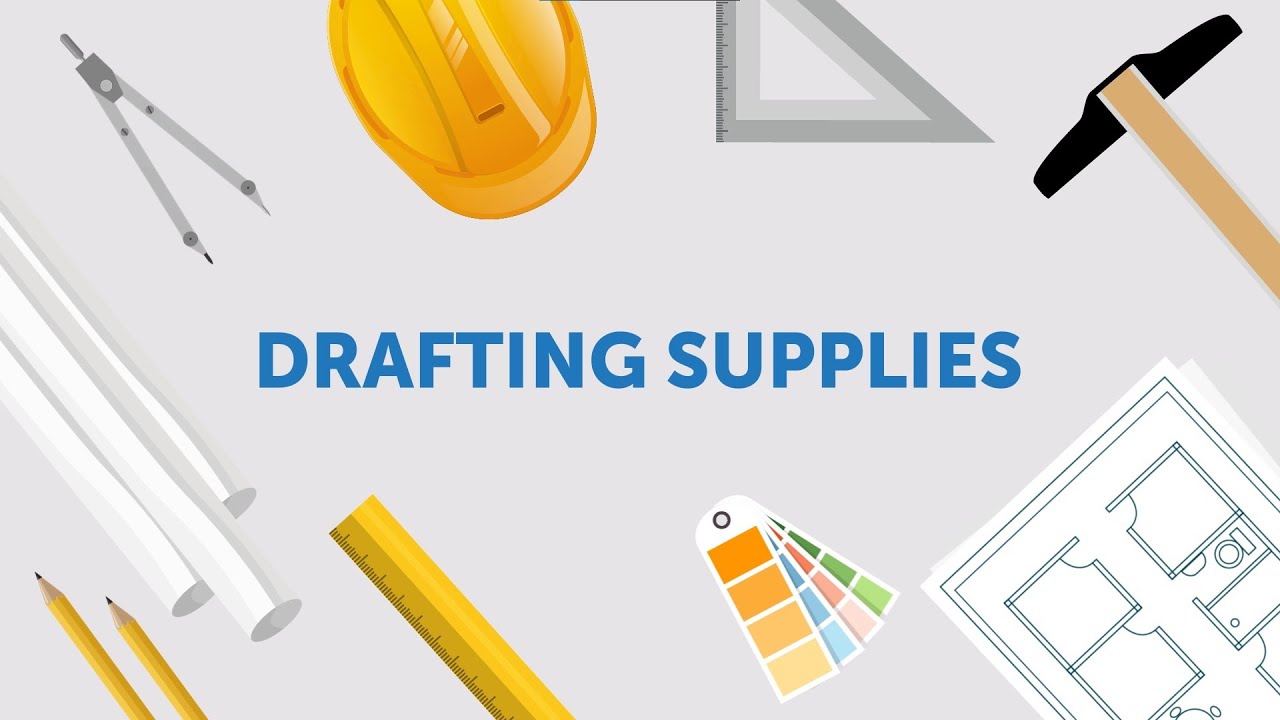 Types of Drafting Tools and Equipment - YouTube