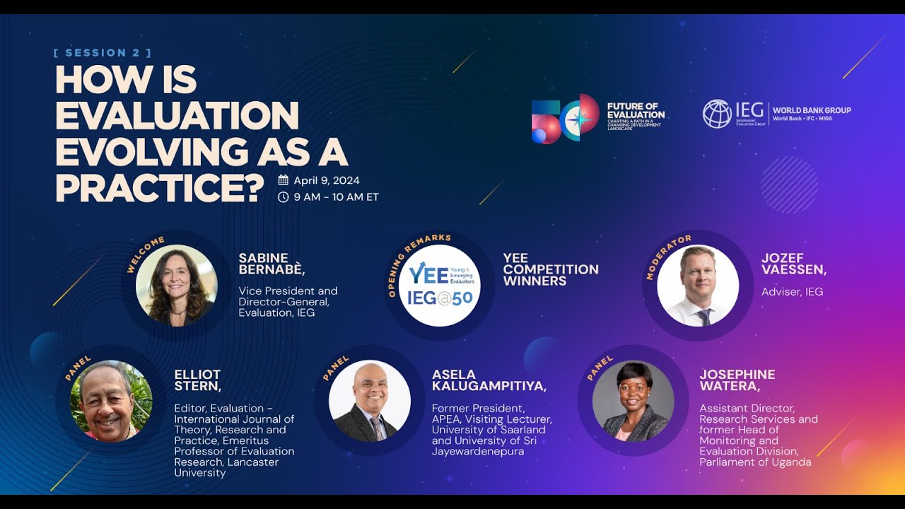 Future of evaluation | Session 2: How is evaluation evolving as a practice? - YouTube
