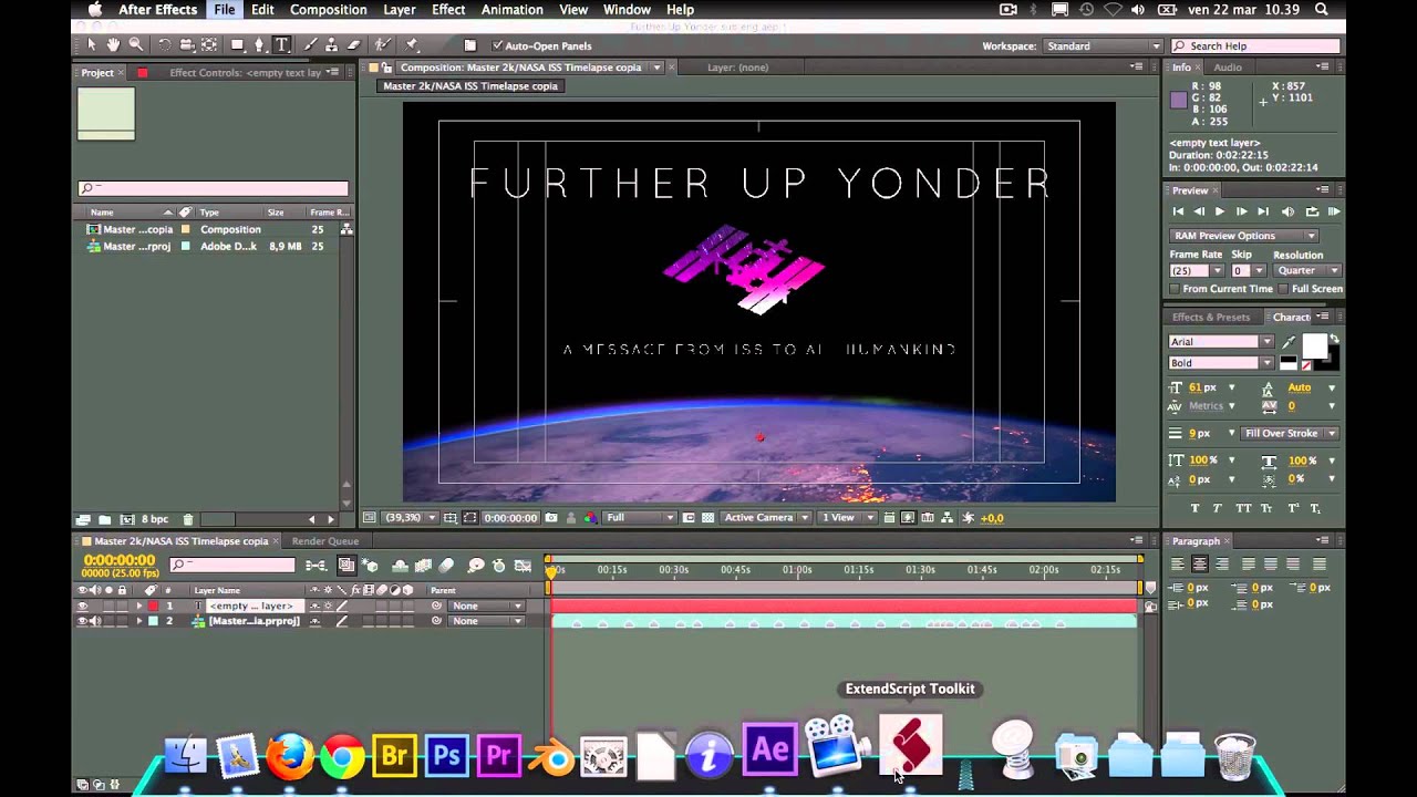 automatic SRT in After Effects CS6 - YouTube
