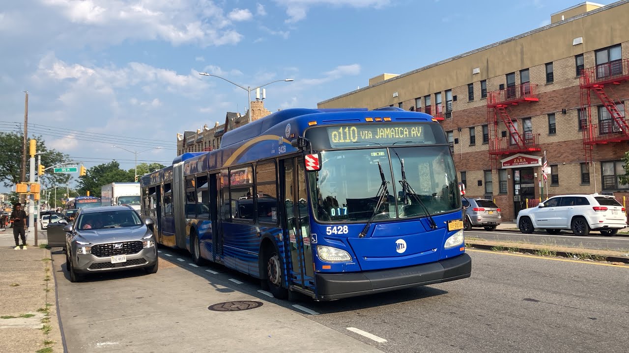 ᴴᴰ MTA Bus: 2016 New Flyer XD60s #5393/#5428 on the Q110 Bus @ Jamaica ...