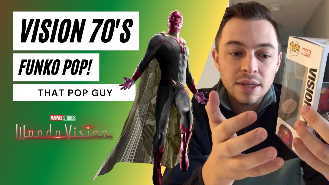 UNBOXING Funko POP! Marvel Studios #718 Vision 70s from Wandavision on ...