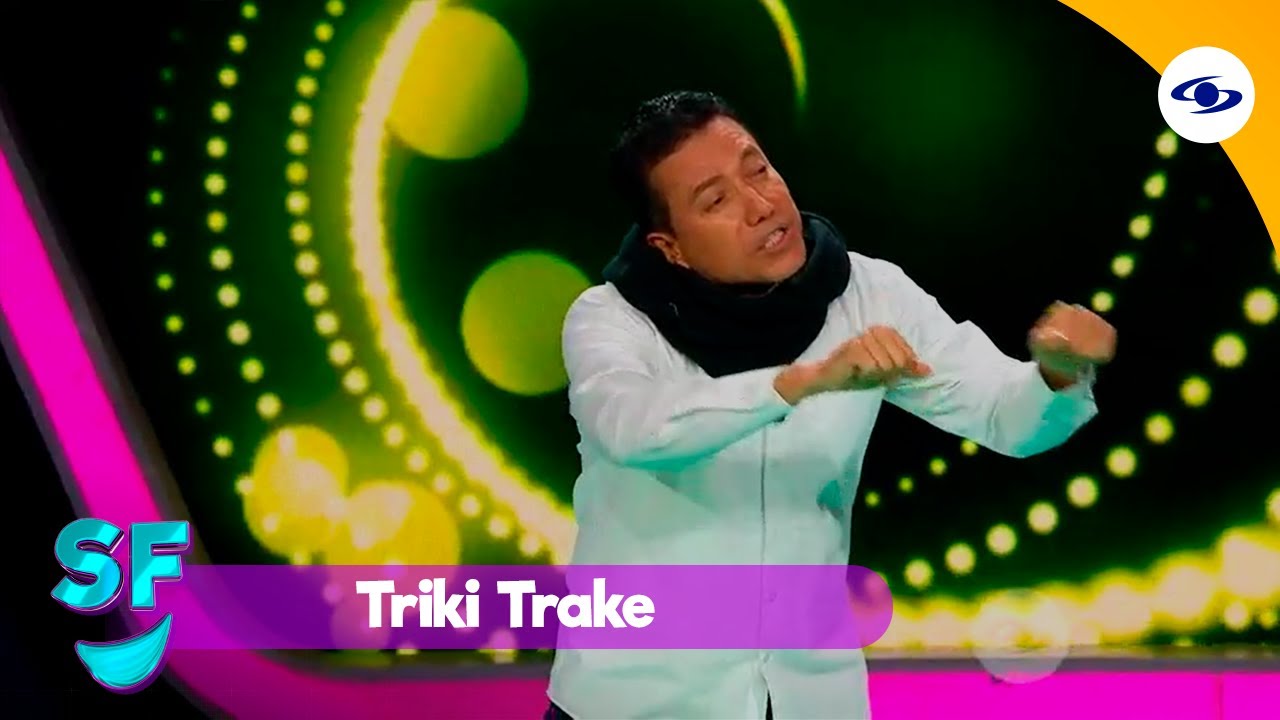 ¡Triki Trake realiza una rutina de dos personajes en uno mismo! - YouTube
