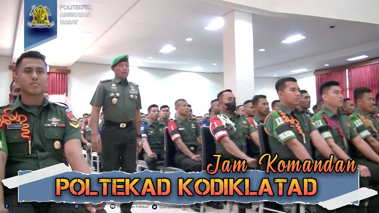 JAM KOMANDAN POLTEKAD KEPADA BINTARA MAHASISWA - YouTube