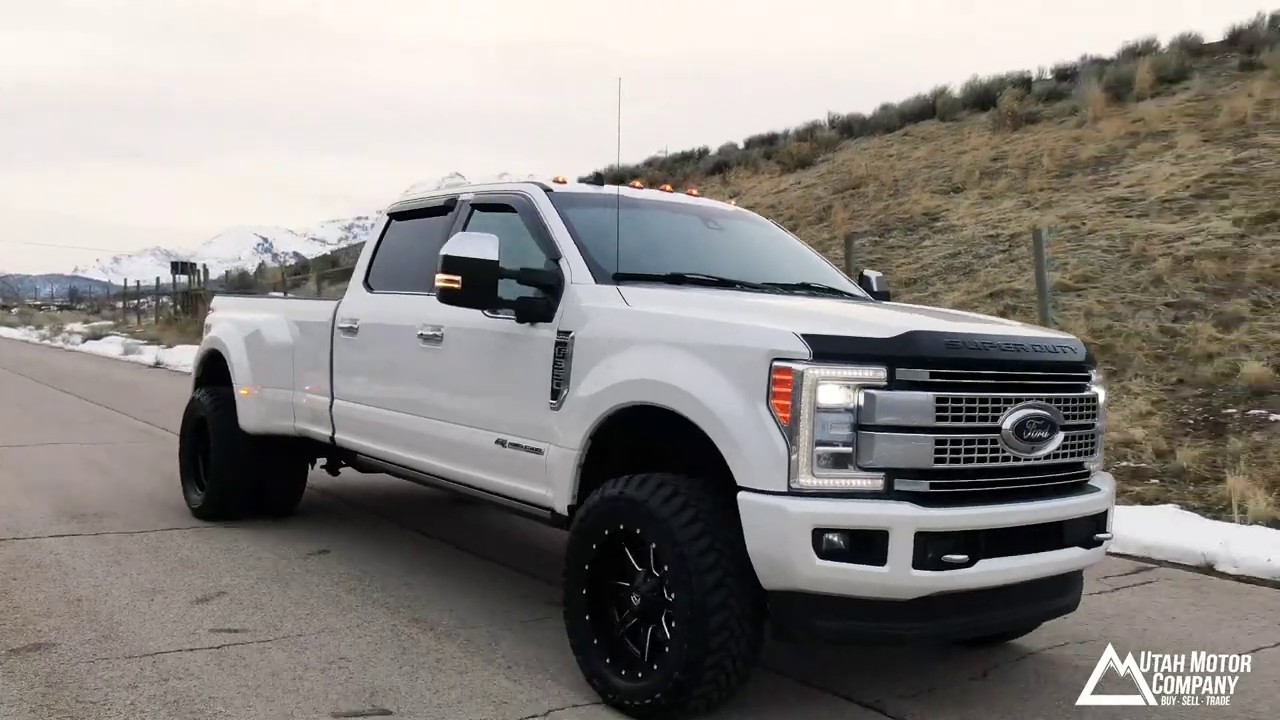 LOADED!!! 2019 Ford Super Duty F-350 DRW Pickup Platinum - YouTube