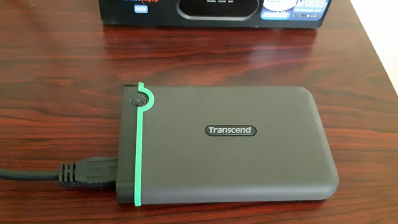 Best External Hard Drive Transcend Storejet 1TB SHOCK PROOF Long Term ...