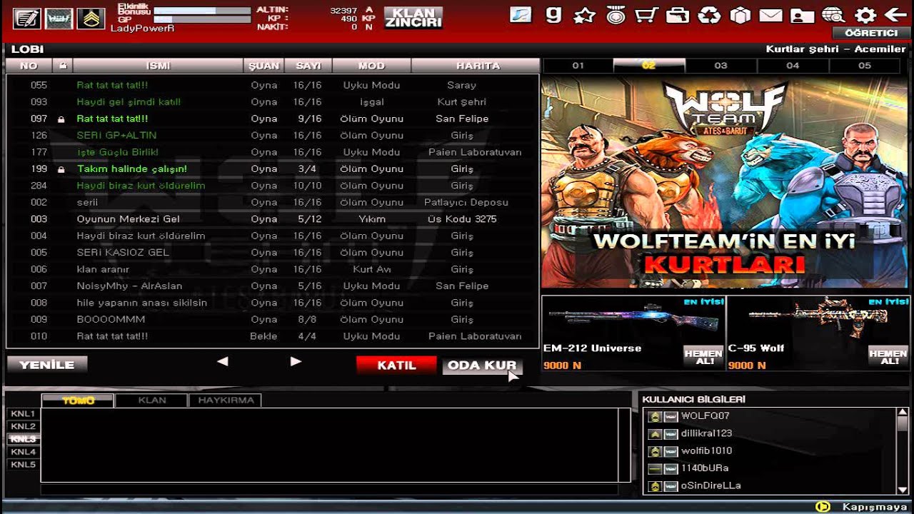 wolfteam 2015 envanter hack - YouTube