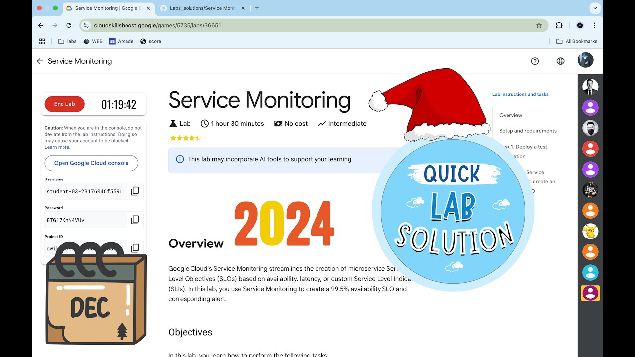 2024 Service Monitoring Qwiklabs Coursera With Explanation🗣️ 3417