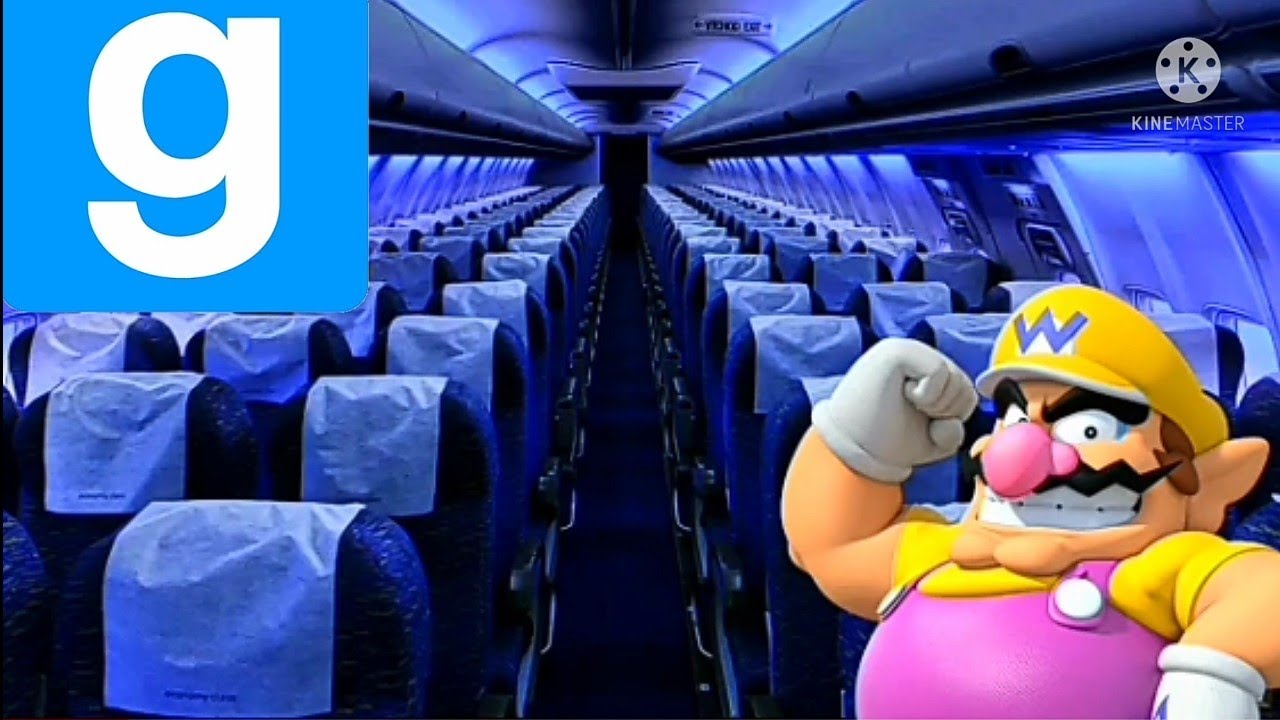 Wario dies in a plane crash in Gmod. - YouTube