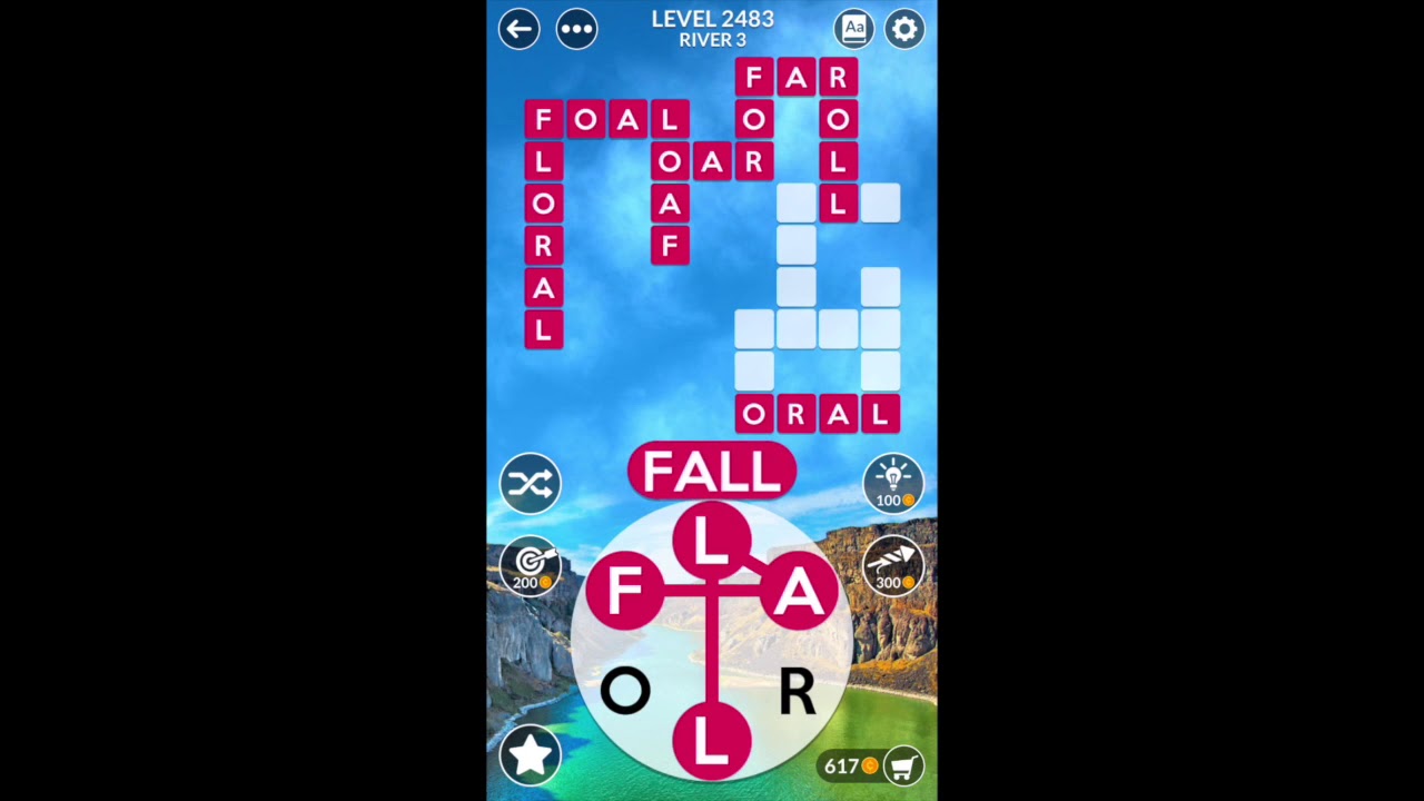 Wordscapes Level 2483 - YouTube